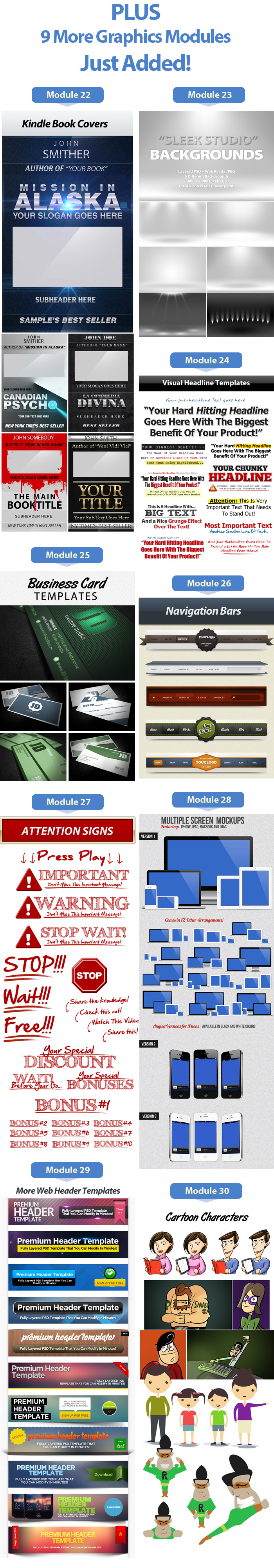 Massive Graphix - Premium Design, Graphics, Plugin and Template Package!